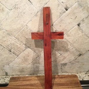 17x7 Handcrafted Cedar Cross - Etsy