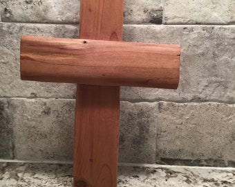 10x6 Handcrafted Live Edge Cedar Cross - Etsy