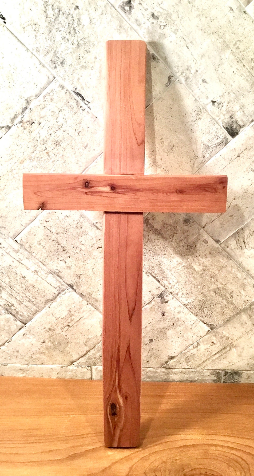 19.5 X 9.5 Handcrafted Cedar Cross - Etsy