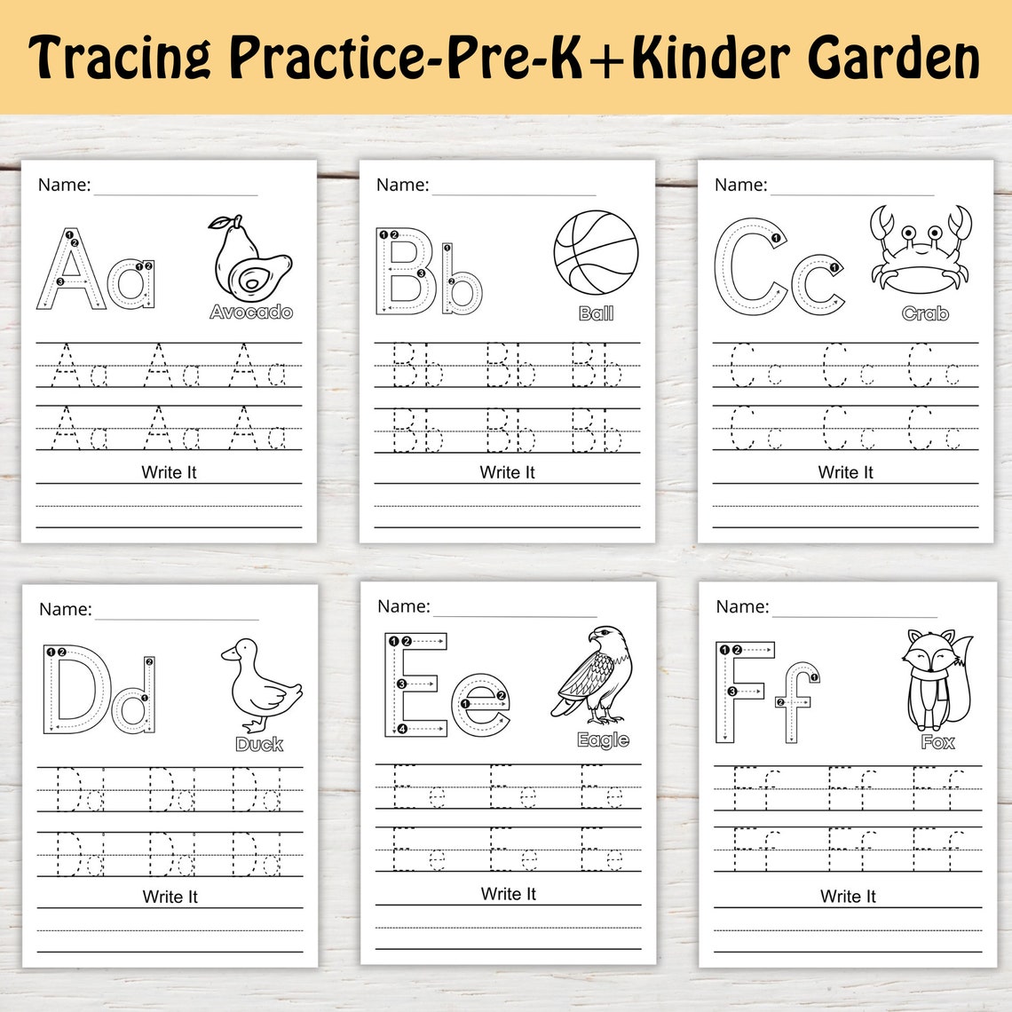 Preschool Kindergarten Preschool Learning 27 Pages Printable Activity ...