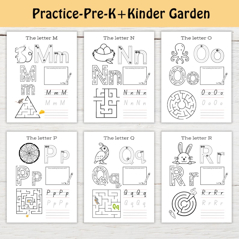 Preschool + Kindergarten Learning | 26 Pages Printable Activity for ...