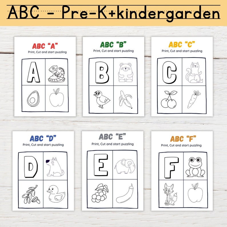 Preschool + Kindergarten Preschool Learning | 26 Page Printable ...