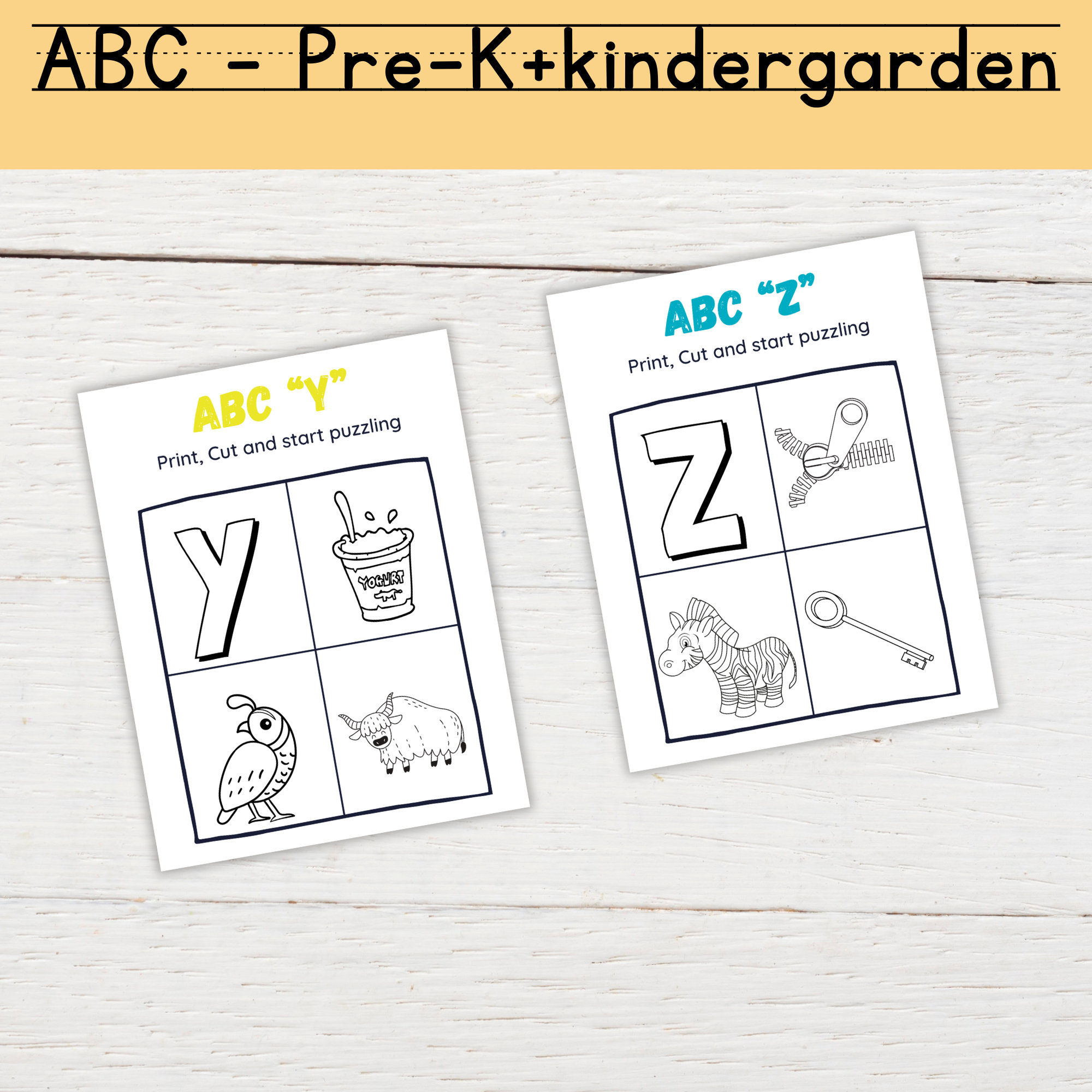 Preschool + Kindergarten Preschool Learning | 26 Page Printable ...
