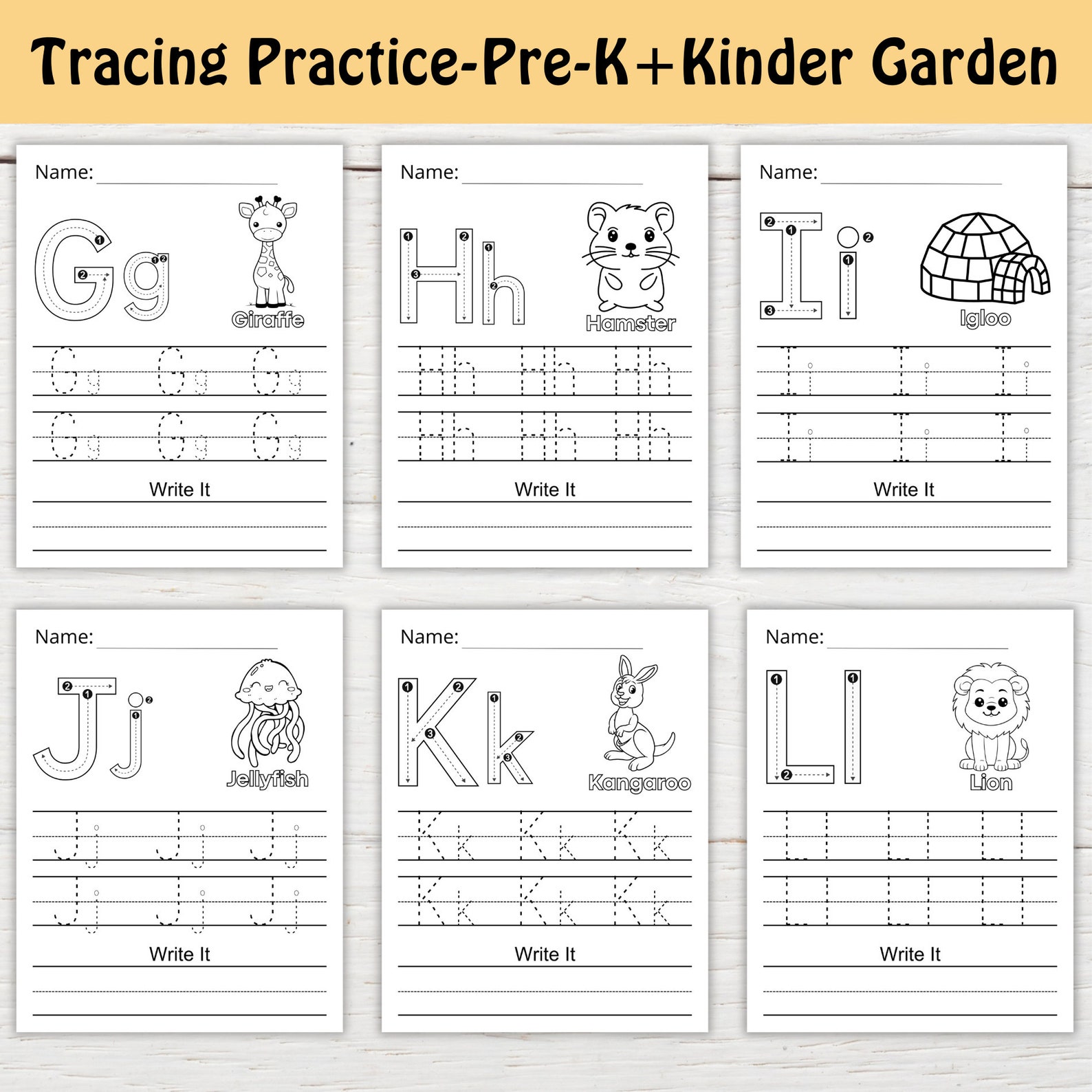 Preschool Kindergarten Preschool Learning 27 Pages Printable Activity ...