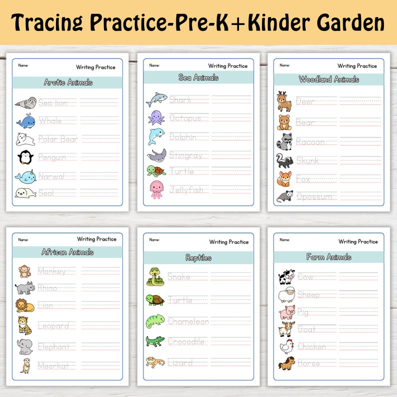 Preschool + Kindergarten Learning | 15 Pages Printable Activity ...