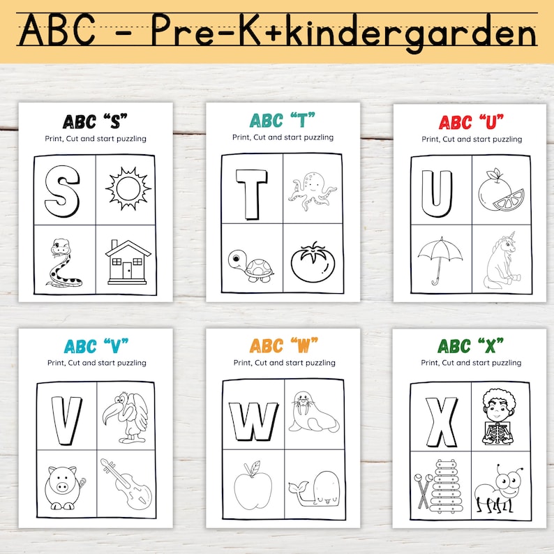 Preschool + Kindergarten Preschool Learning | 26 Page Printable ...