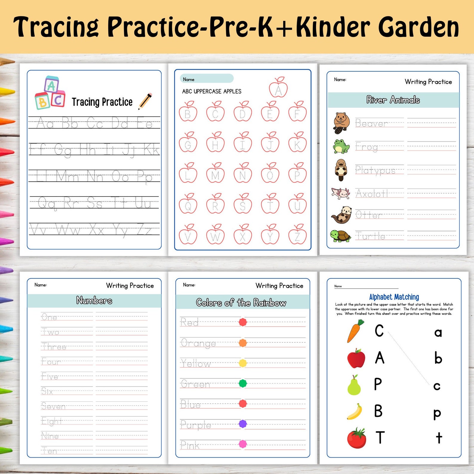 Preschool + Kindergarten Learning | 15 Pages Printable Activity ...