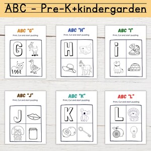 Alphabet Coloring Pages | Preschool ABC Learning Worksheets (PDF) - Etsy