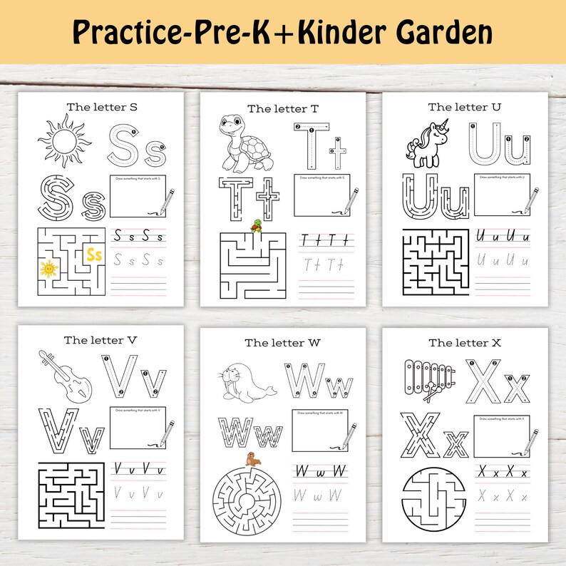 Preschool + Kindergarten Learning | 26 Pages Printable Activity for ...