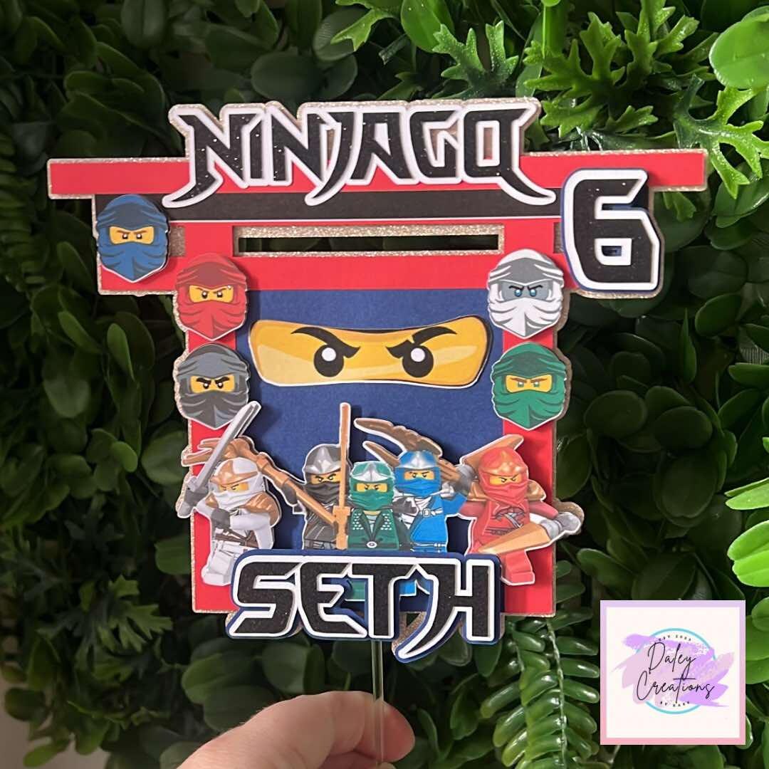Ninjago 3D Ninja Lego Ninjas 3D Cake Topper - Etsy