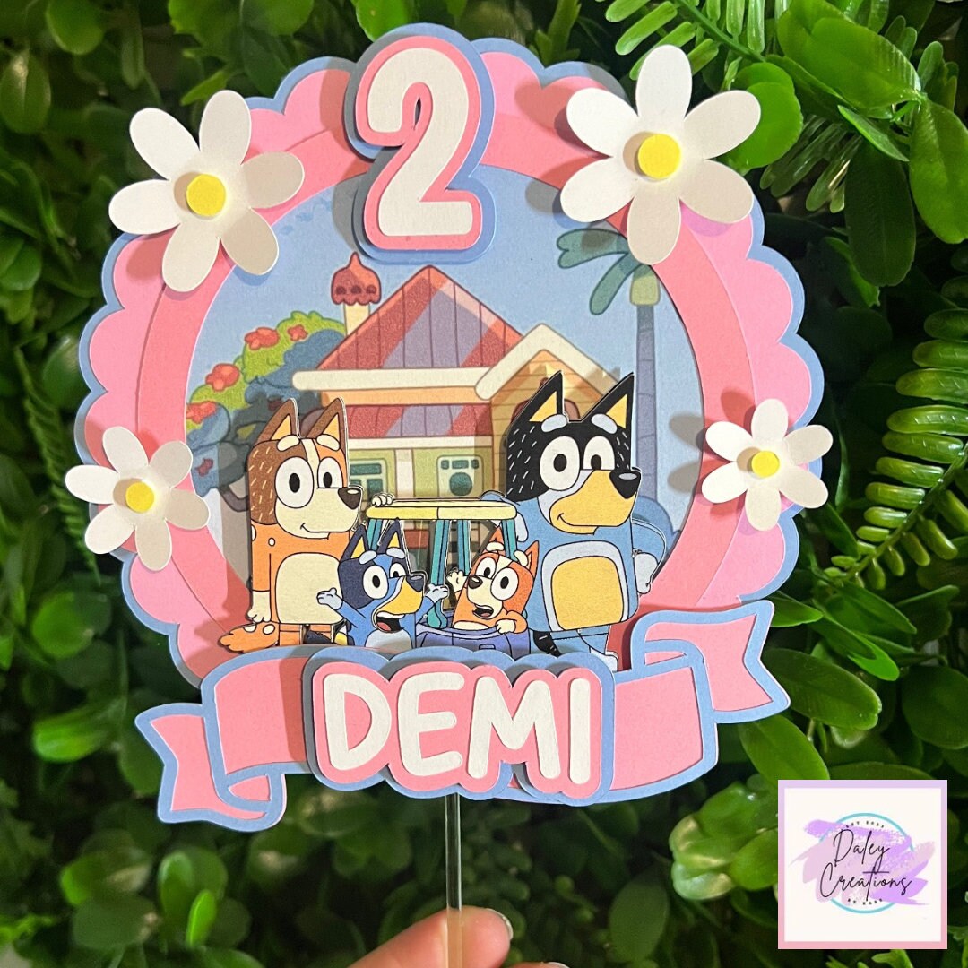 Bluey 3D Cake Topper - Etsy Australia