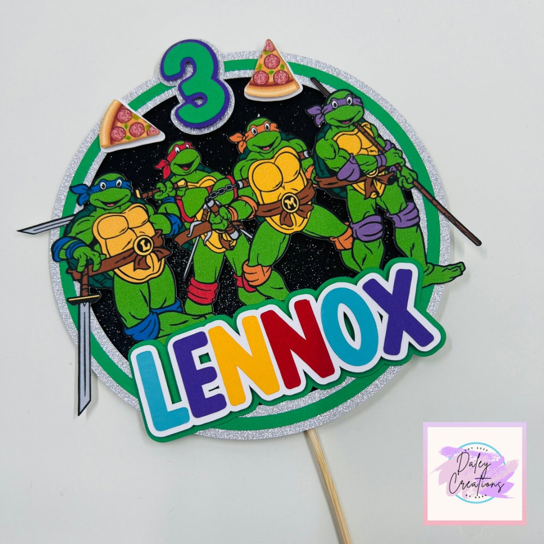 Ninja Turtles 3D Cake Topper - Etsy