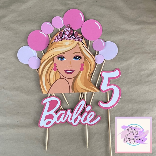 Barbie Cake Topper Svg - Etsy Australia