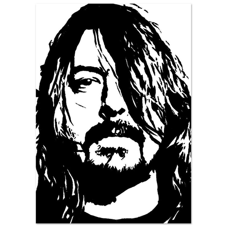Dave Grohl - Premium Matte Paper Poster - Etsy