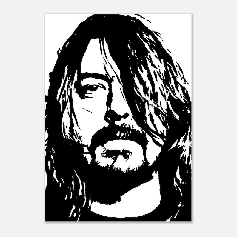 Dave Grohl - Premium Matte Paper Poster - Etsy