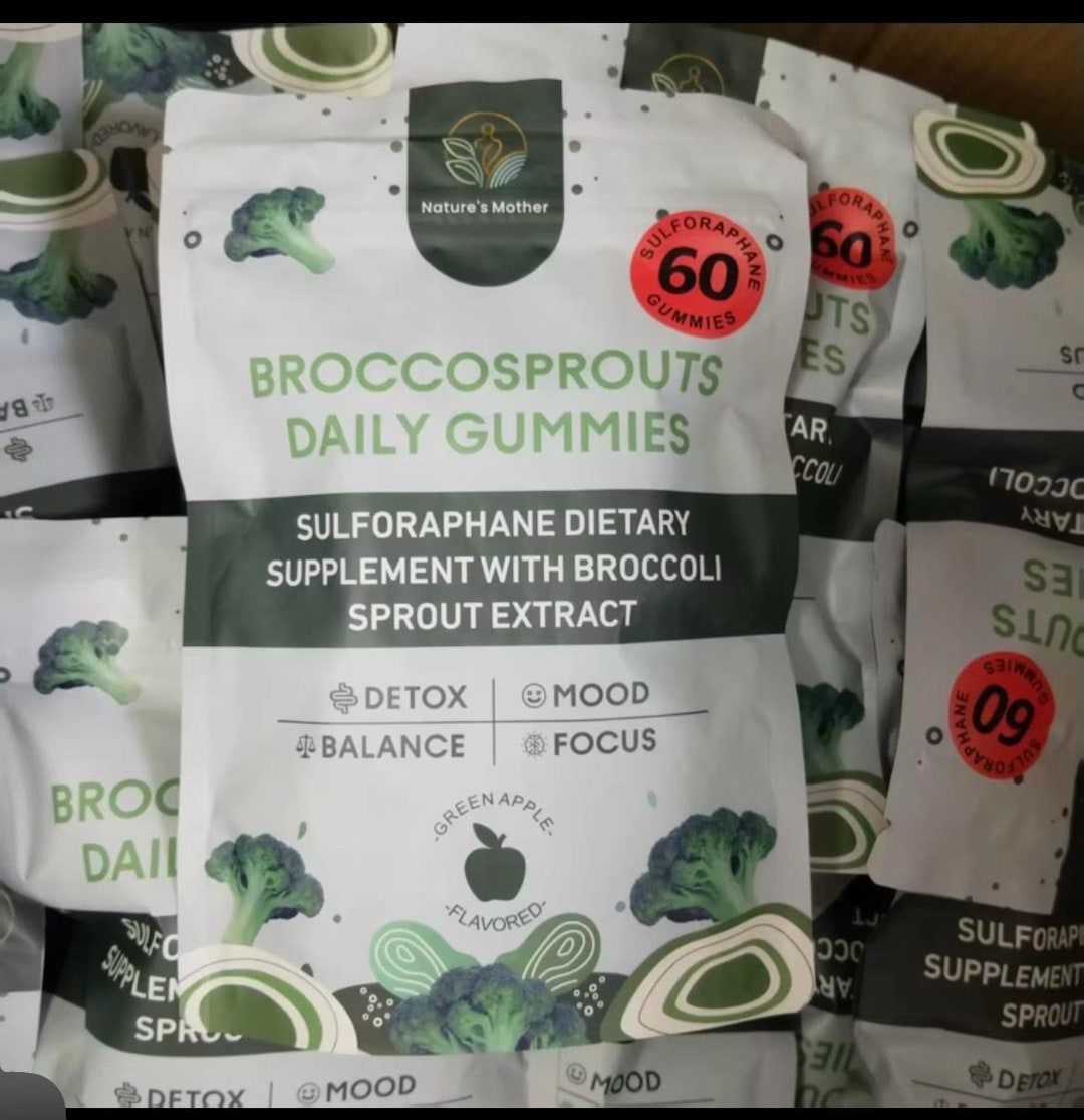 Broccoli Sprout Extract Vegan Gummy’s High Potency Sulforaphane - Etsy