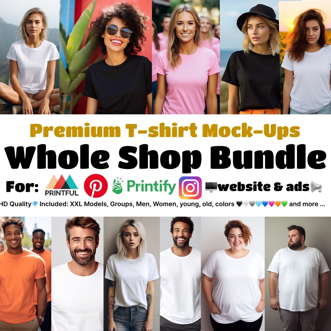 Whole Shop Mockup Bundle, Entire Shop Bundle, Full Access Shop Pass ...