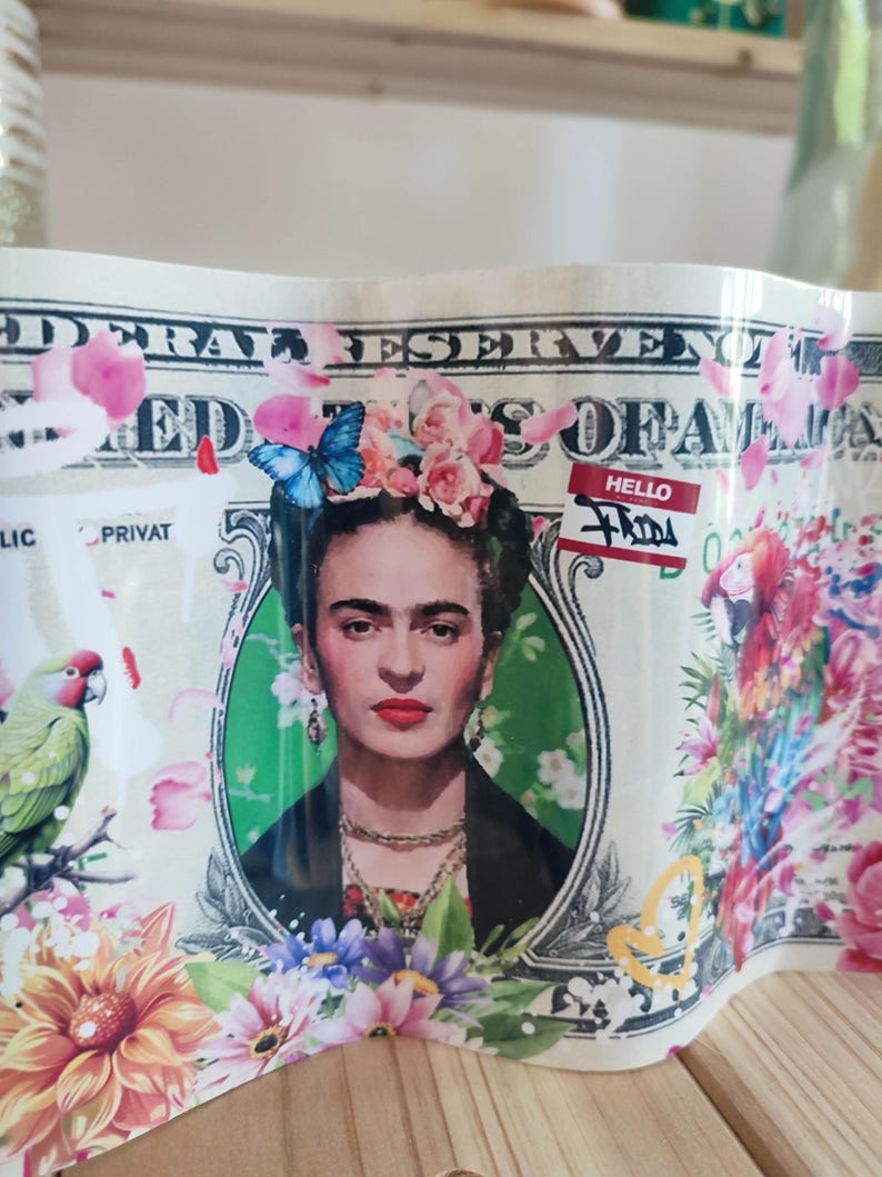 Frida Kahlo Metal Banknote Sculpture Street Art Pop Decoration Painting - Etsy
