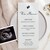 Baby Announcement Menu Template Cute Pregnancy Announcement Baby Shower ...
