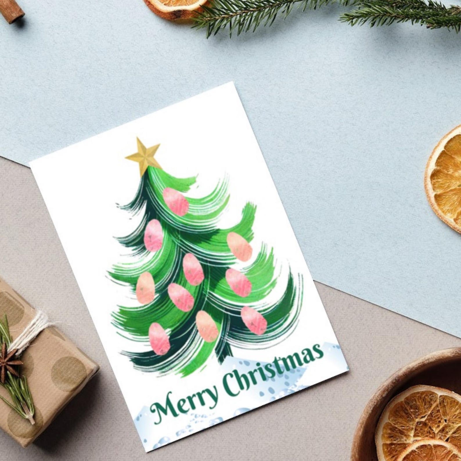 Christmas Tree Handprint Craft Printable, Printable Christmas Tree ...