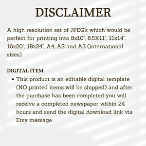 Personalized 40th Birthday Newspaper Poster, 40th Birthday Gift, 40th ...