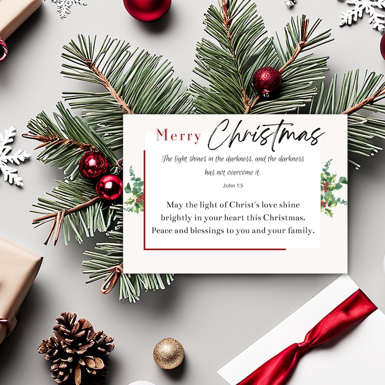 Christmas Scripture Cards | Printable Christmas Bible Verses for Cards ...
