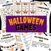 Halloween Games Bundle Printable for Kids Spooky Fun Activities Family ...