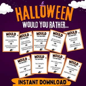 Halloween Games Bundle Printable for Kids Spooky Fun Activities Family ...