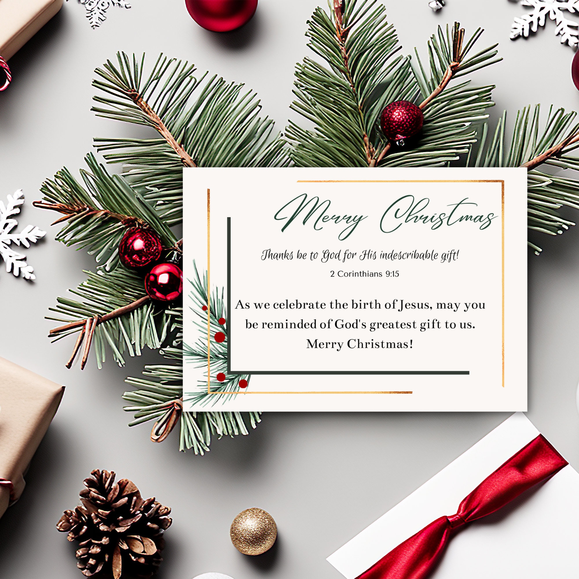 Christmas Scripture Cards | Printable Christmas Bible Verses for Cards ...