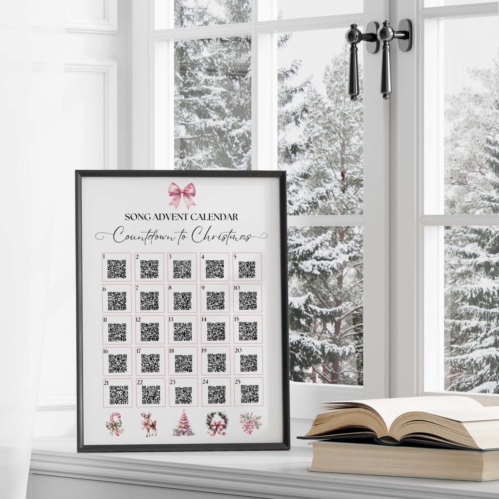 Personalized Christmas Advent Calendar, Christmas Songs Playlist ...