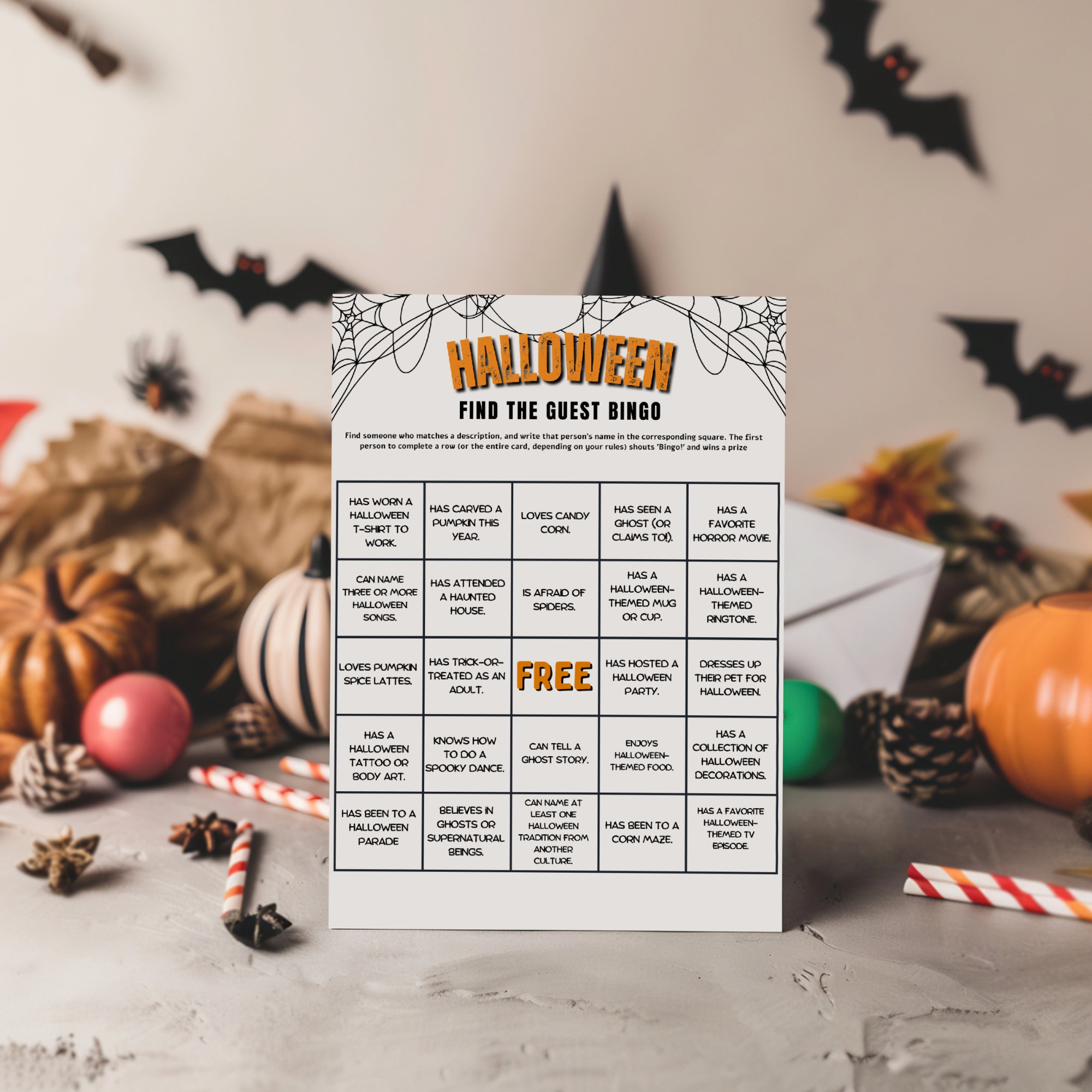 Printable Halloween Game Bundle, Halloween Party Game, Halloween Trivia ...