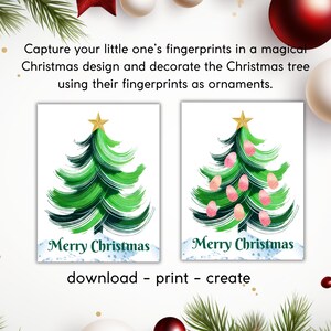 Christmas Tree Handprint Craft Printable, Printable Christmas Tree ...