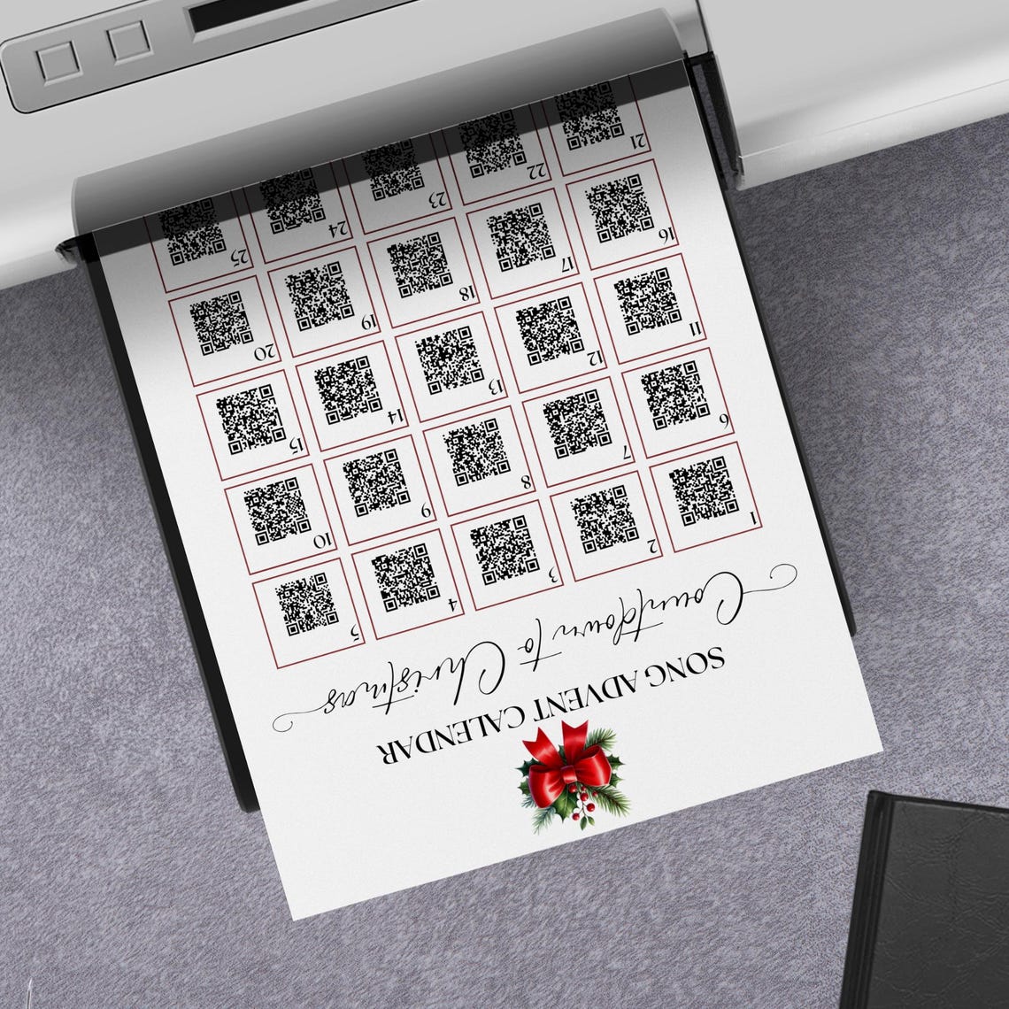 Personalized Christmas Advent Calendar, Christmas Songs Playlist ...