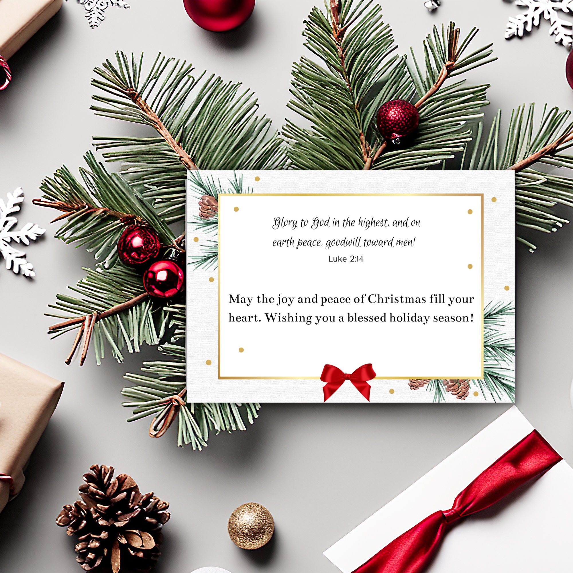 Christmas Scripture Cards | Printable Christmas Bible Verses for Cards ...