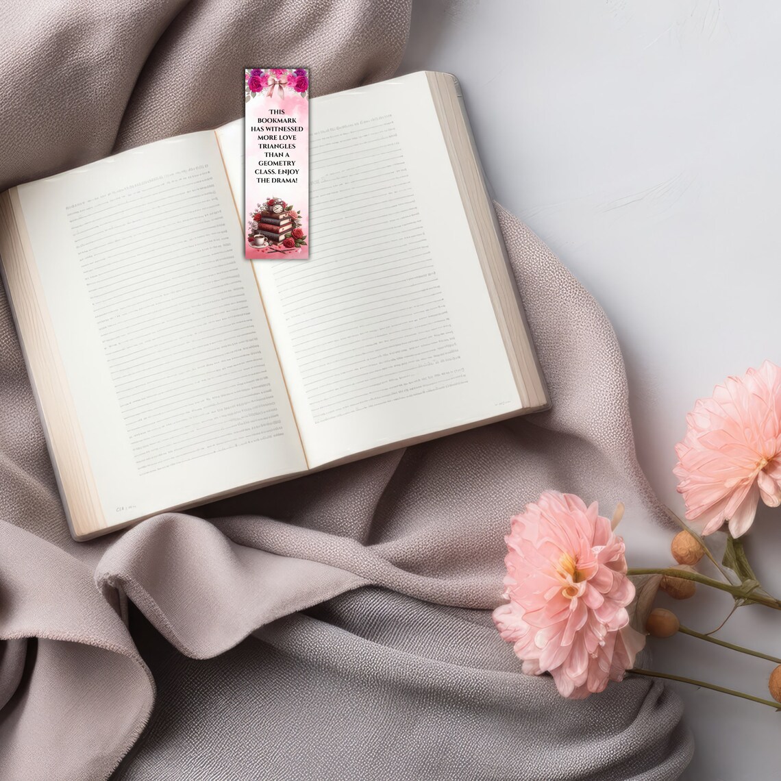 Romantic Bookmark I Love You Bookmark - Romantic Stainless Steel Gift ...