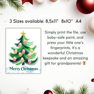 Christmas Tree Handprint Craft Printable, Printable Christmas Tree ...