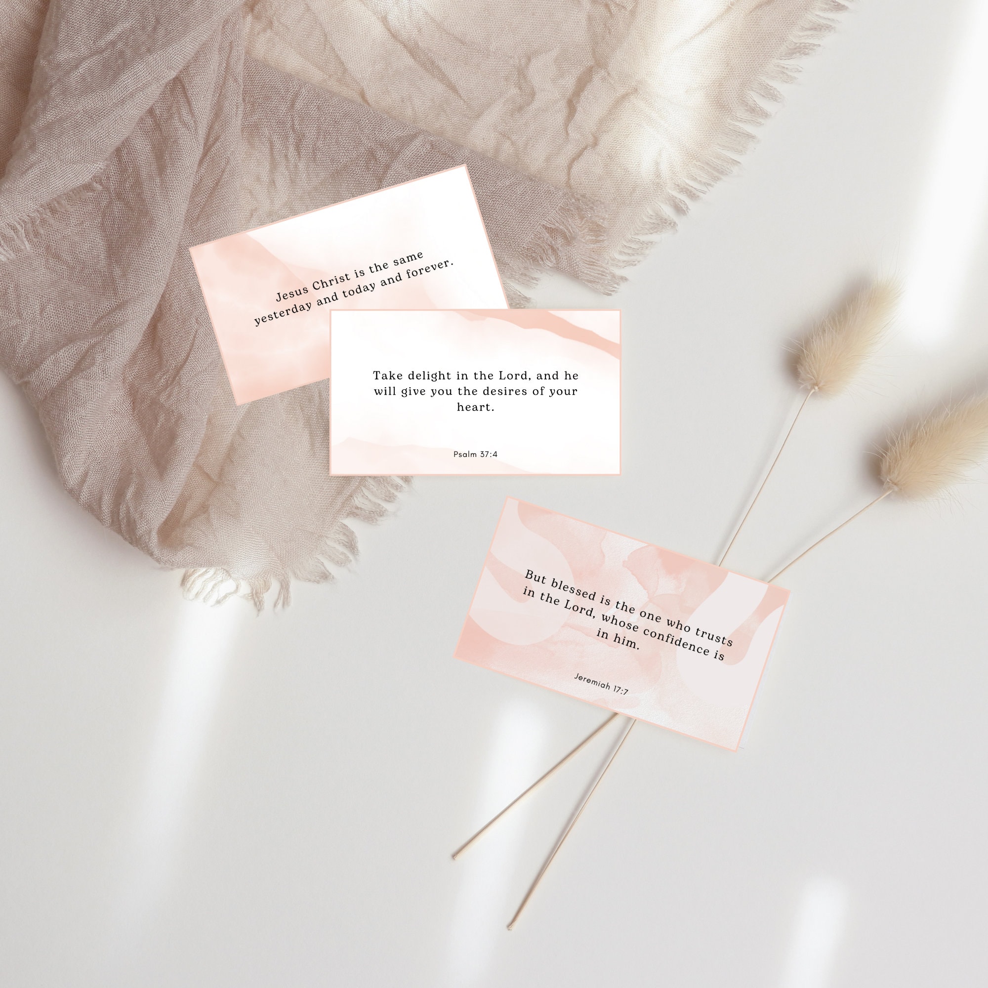 Bible Scripture Cards Printable Prayer Cards Encouragement Verse Cards ...