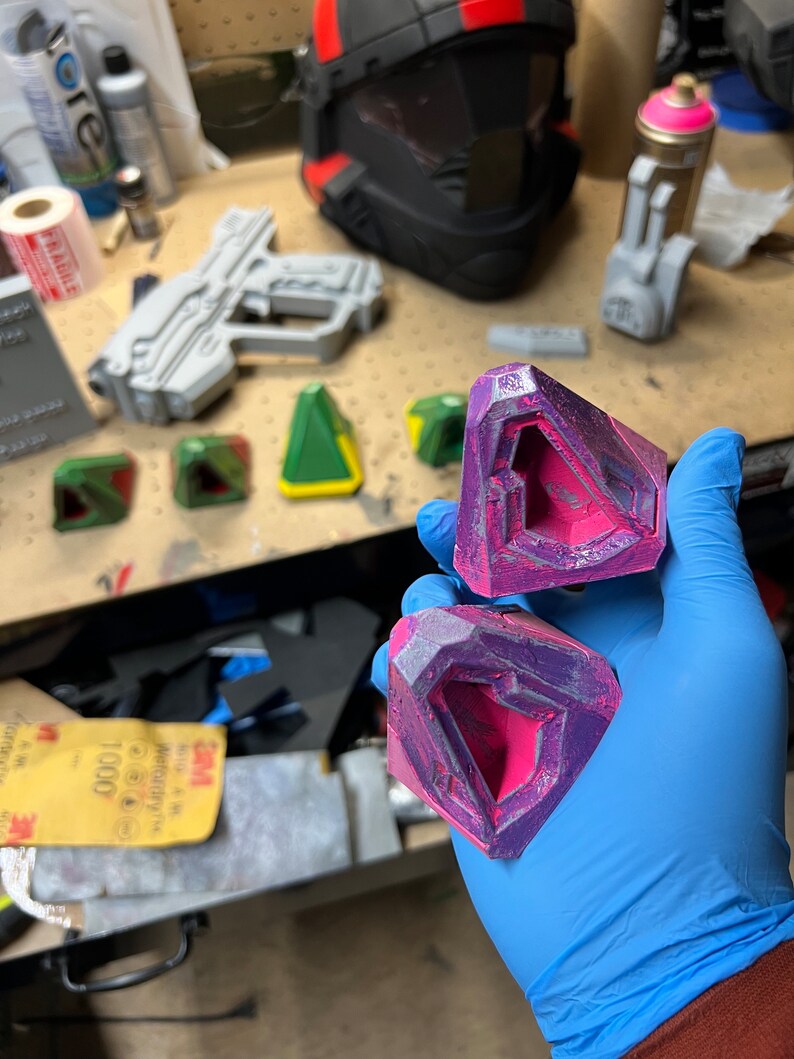 3D Printed Halo Infinite Style Fan Made Echocat Ears/magnet - Etsy
