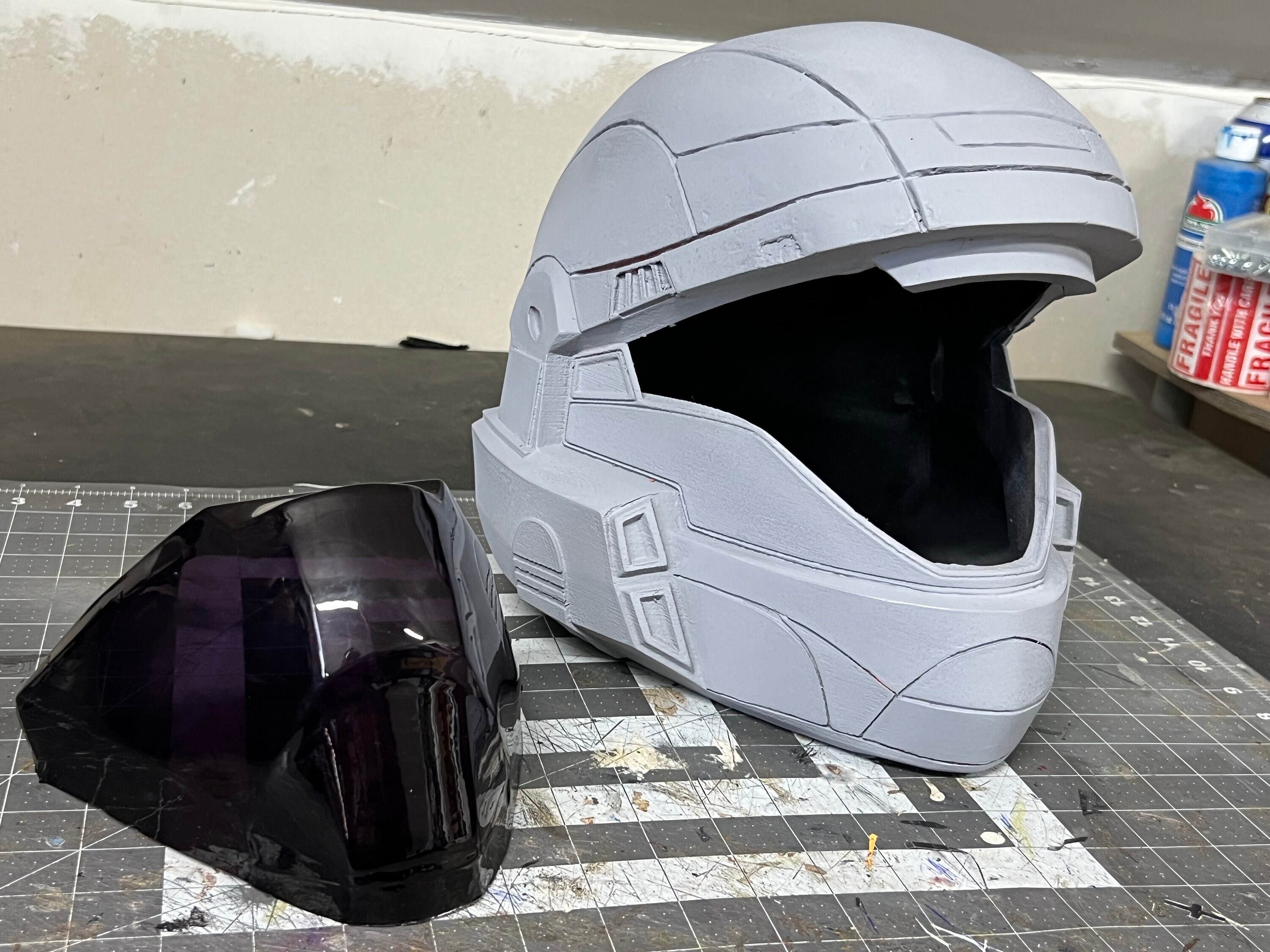 Halo 3 Odst Vacuumed Sealed Visor Only Inspired Fan Made - Etsy
