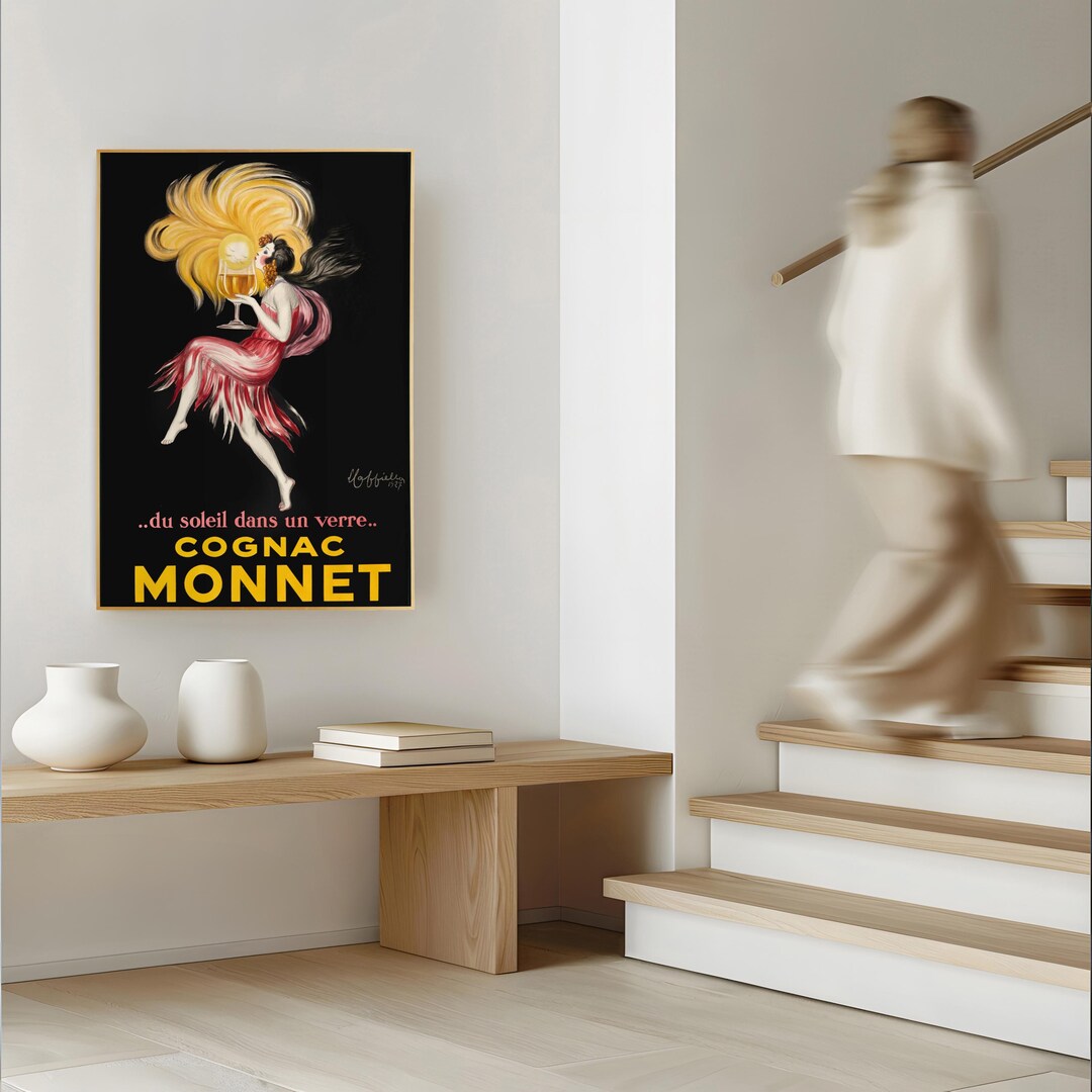 Vintage Italian Bar Poster, Retro Cocktail Art Print, Mid Century Drink ...