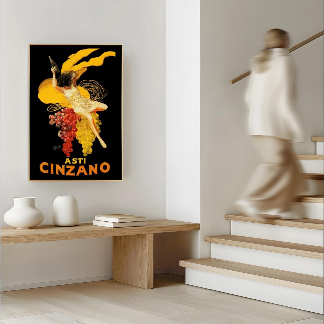 Vintage Bar Poster, Italian Cocktail Wall Art Print, Retro Poster ...