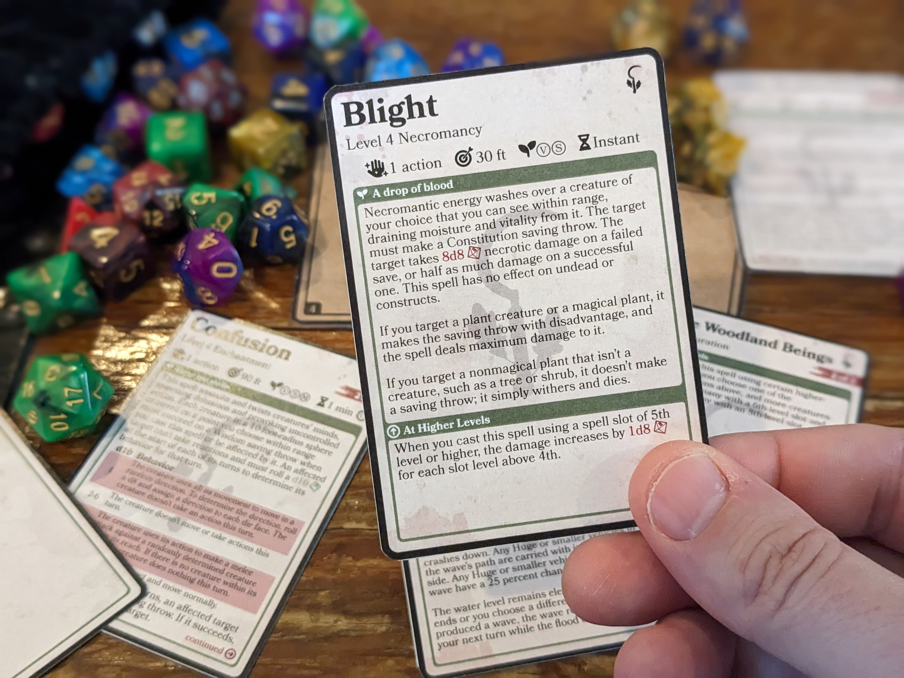 Druid Dnd Spell Card Pack Digital Download D&D Spell Cards, Dnd Magic ...