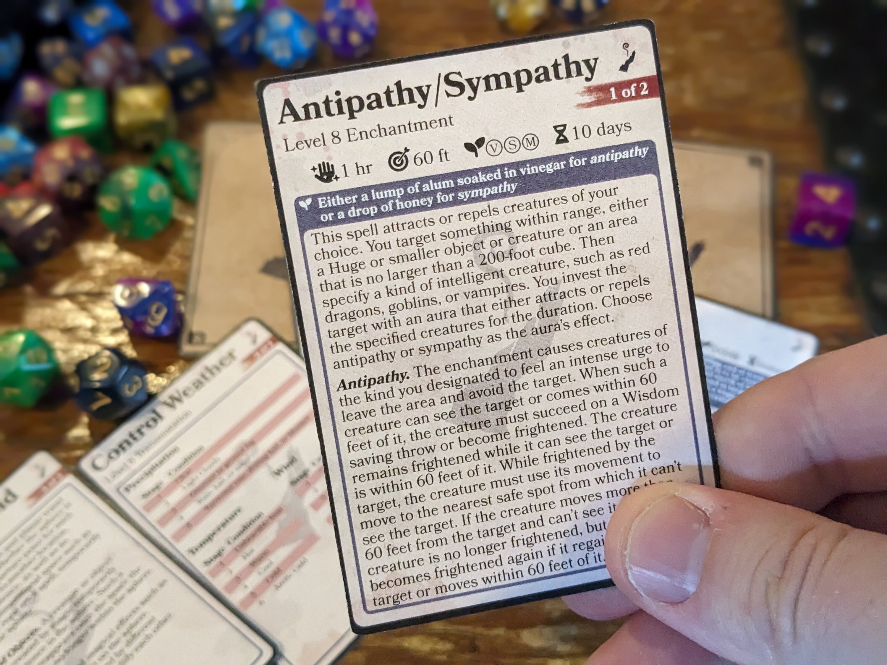 Wizard Dnd Spell Card Pack Digital Download D&D Spell Cards, Dnd Magic ...