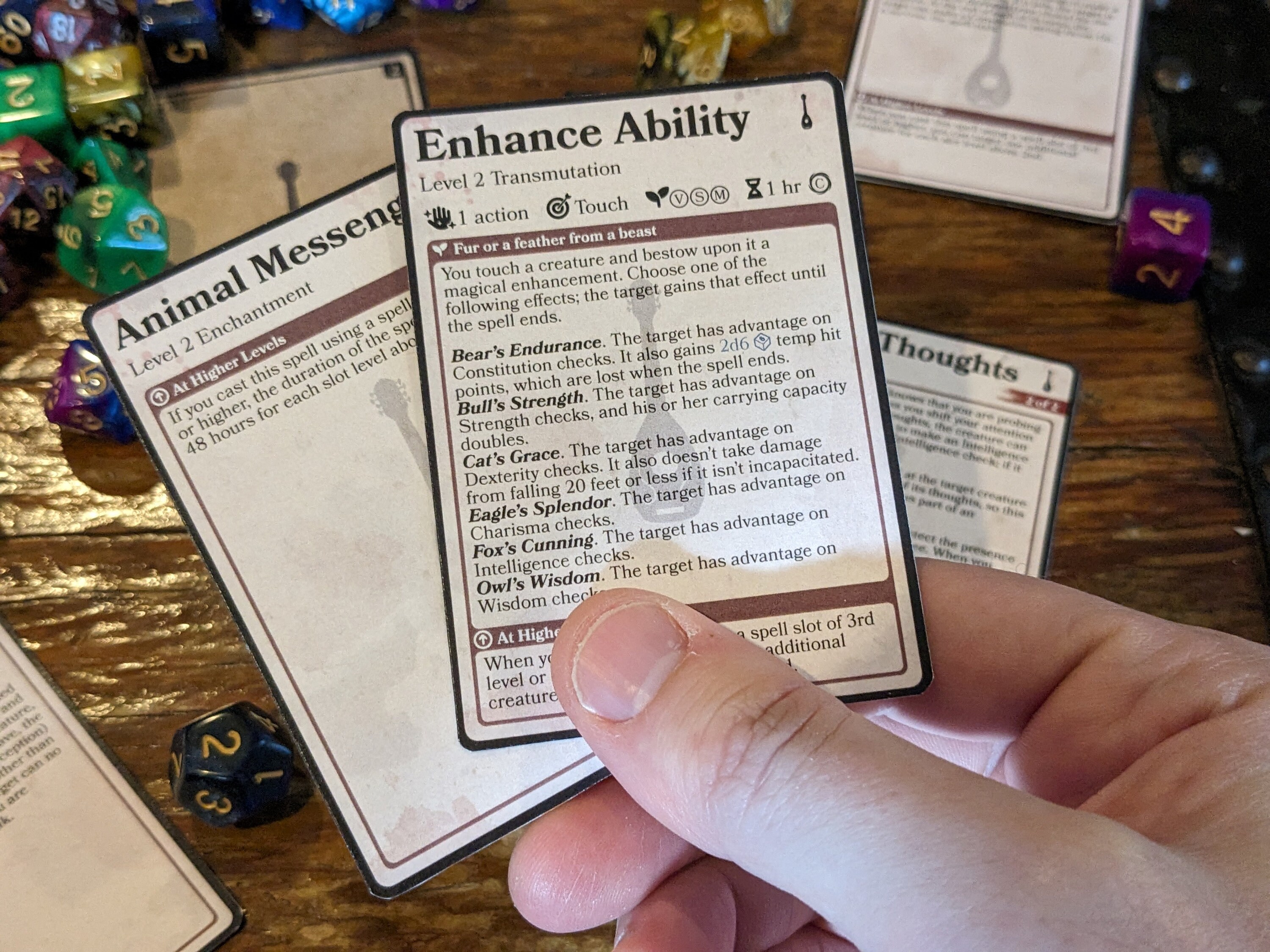 Bard Dnd Spell Card Pack Digital Download D&D Spell Cards, Dnd Magic ...