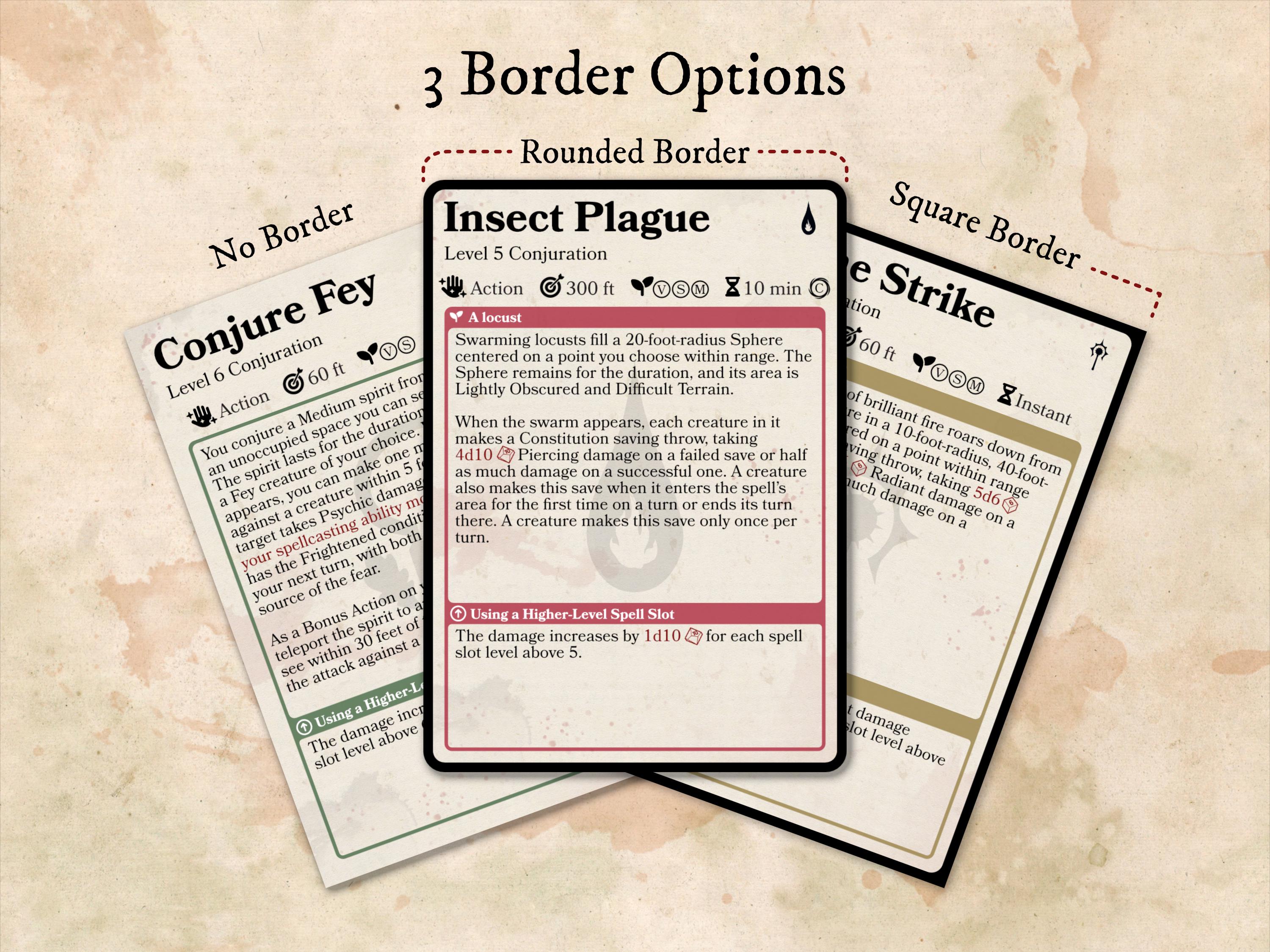 Dnd 2024 Spell Card Bundle - Digital Download, All Classes! // One Dnd ...