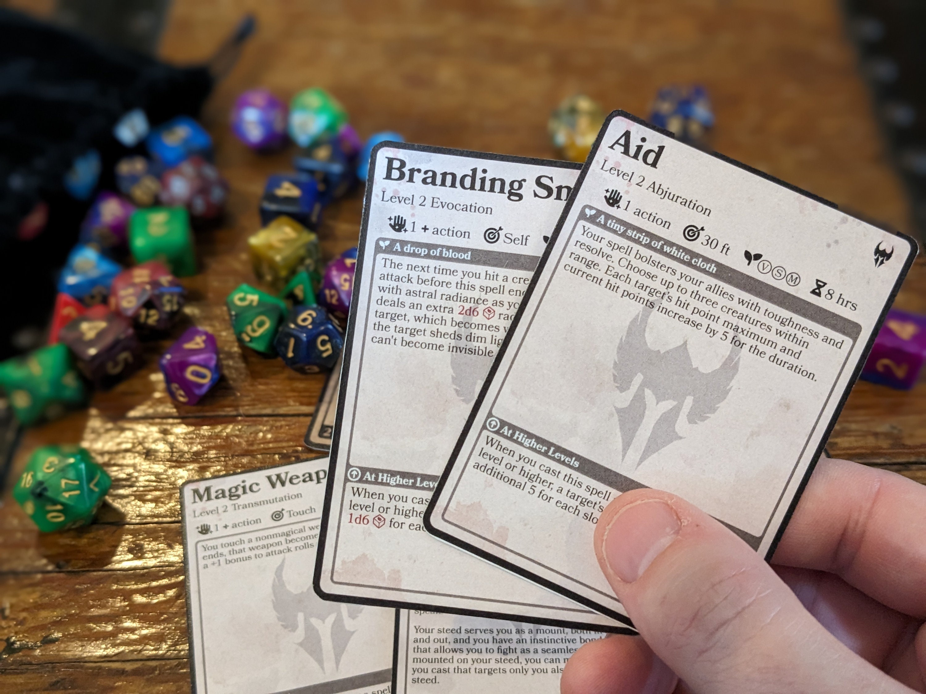 Dnd 5e Paladin Spell Card Pack - Digital Download | D&D Spell Cards ...