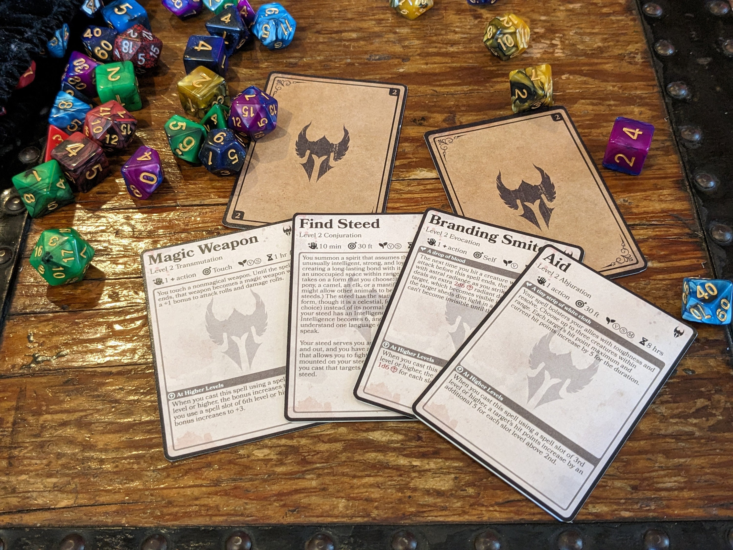 Dnd 5e Paladin Spell Card Pack - Digital Download | D&D Spell Cards ...