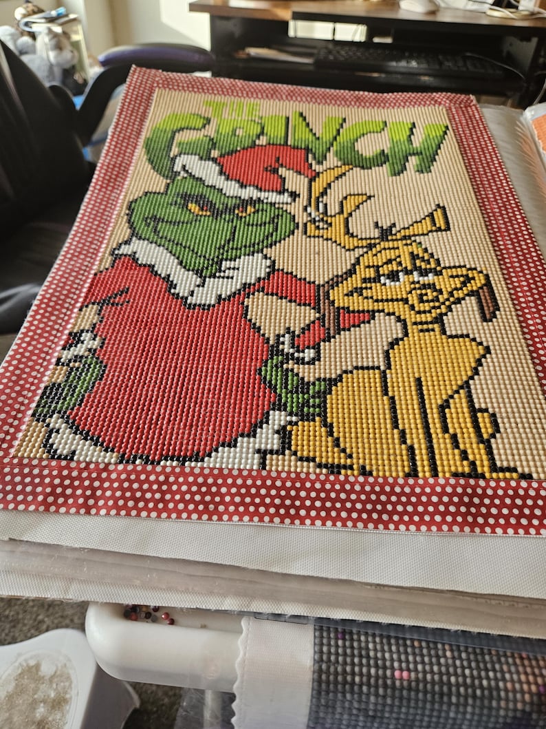 Grinch Diamond Painting - Etsy