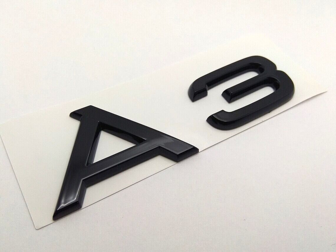 Audi A3 Black Emblem Sticker Decals Logo - Etsy