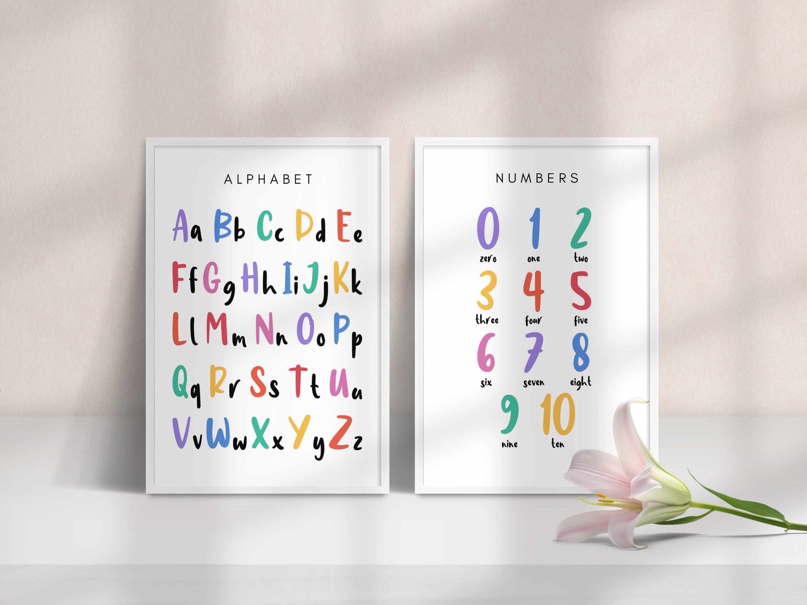 Educational Posters Set of 6 Homeschool Printables Classroom Printables ...